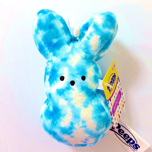 Peeps | Toys | Nwt Peeps 45 Easter Bunny Plush Blue Tie Dye Backpack ...